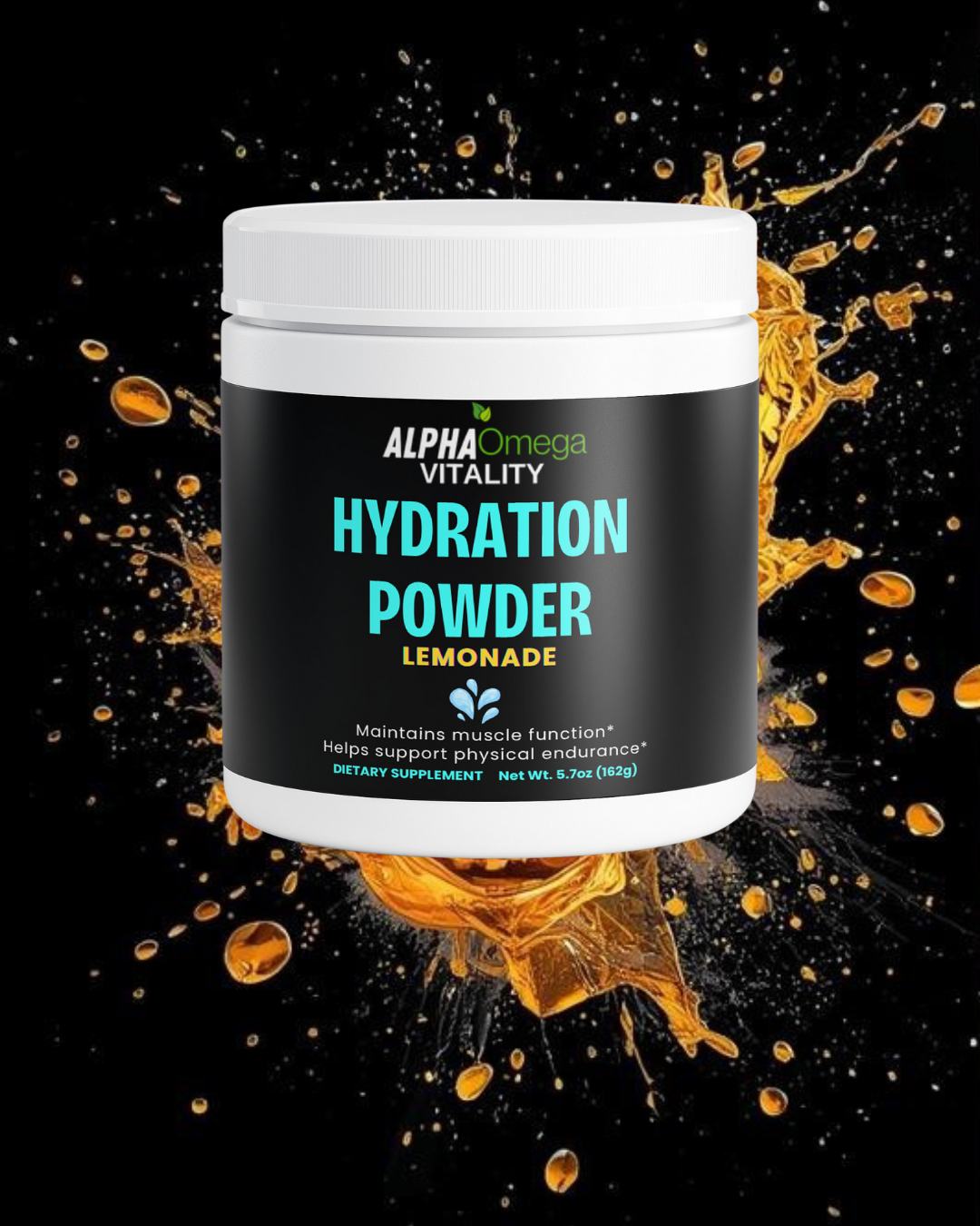 Hydration Electrolyte Drink - Natural Supplement | Alpha Omega Vitality