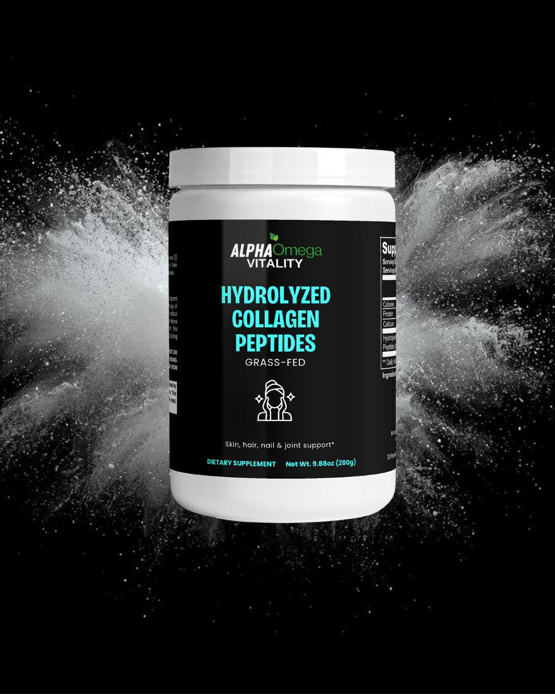 Grass Fed Collagen - Peptides Powder | Alpha Omega Vitality