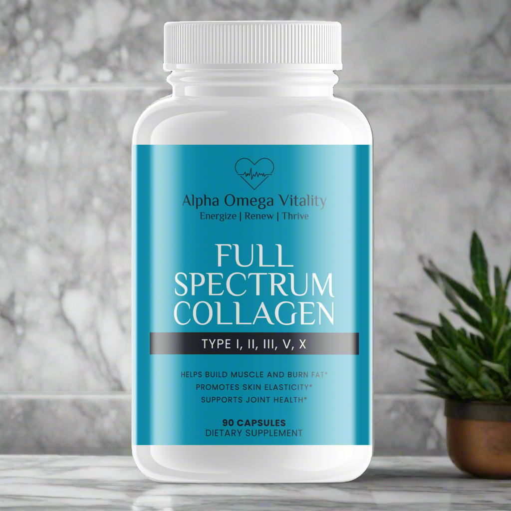 Premium Collagen Capsules - Full Spectrum Collagen for Joint Health